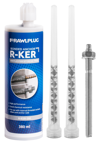 Rawlplug Chemical Anchor -R-KER STUDS – Crystal-India