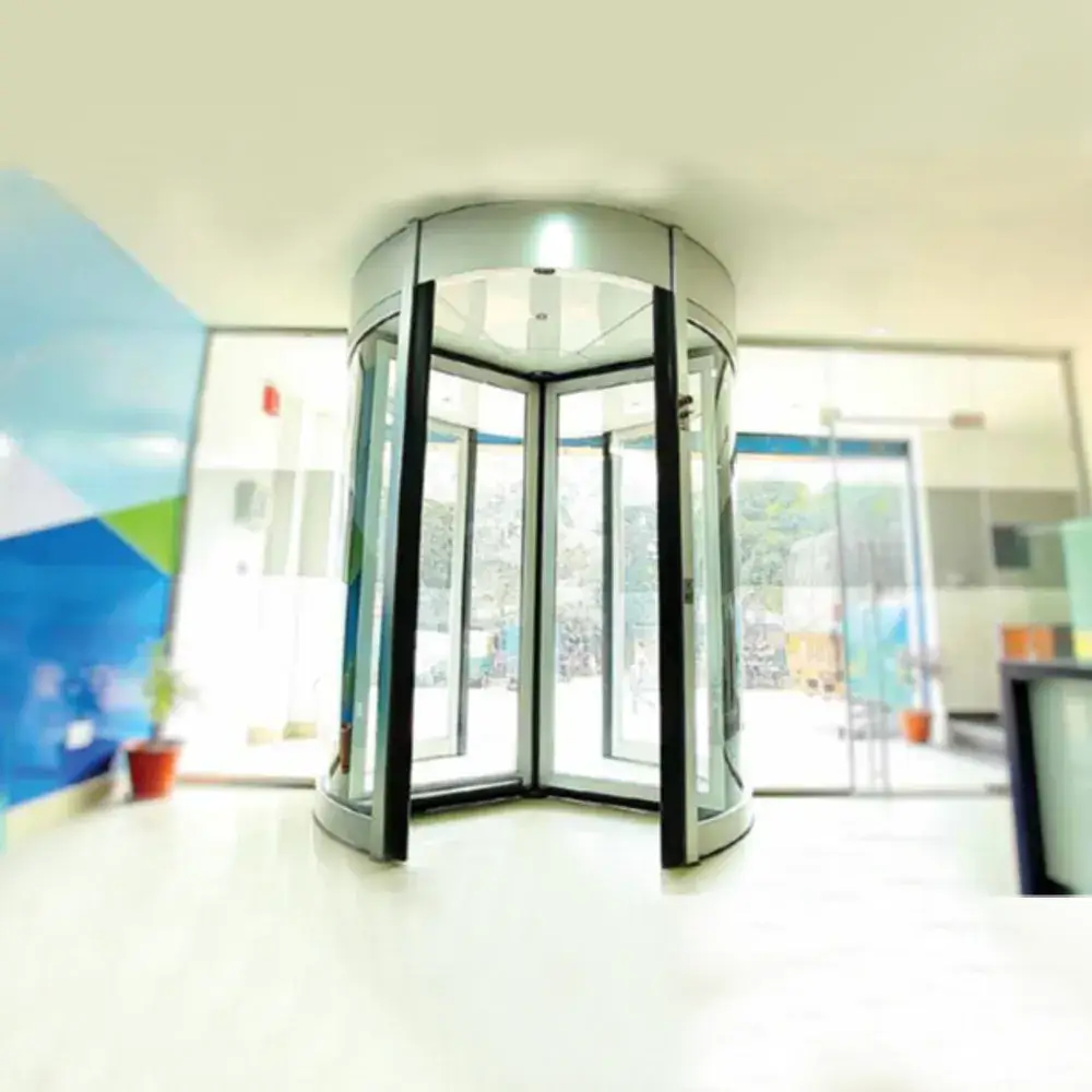 Ozone Automatic Revolving Door System KA023 - Crystal-India